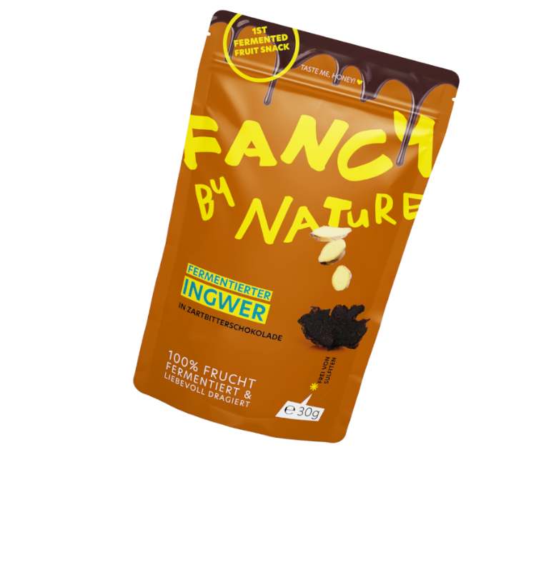 SCHOKO & INGWER - Fancy By Nature - 1st Fermented Fruit Snack